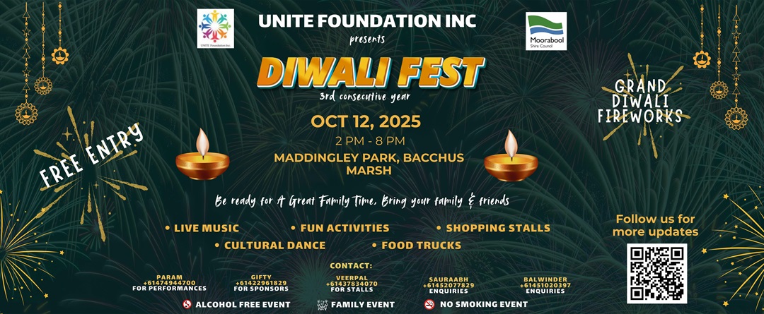 Diwali Fest 2025 | Moorabool Shire Council